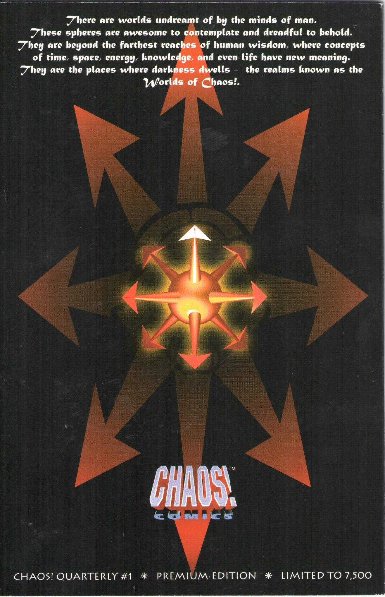 Akim Stripwinkel - Chaos 1 a - Chaos Quarterly - Premium Edition ...