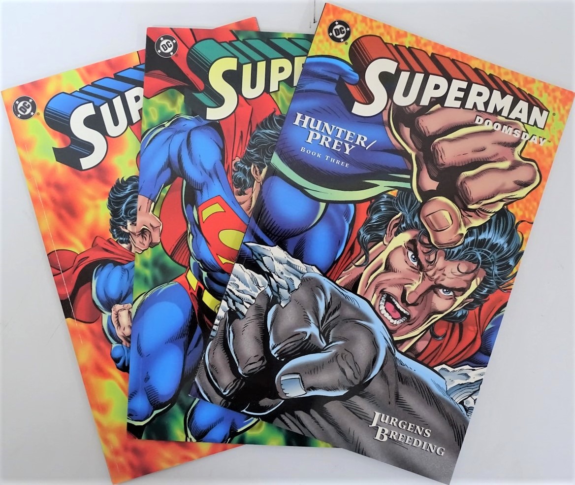 Akim Stripwinkel - Superman - Doomsday - Hunter Prey - Complete serie ...
